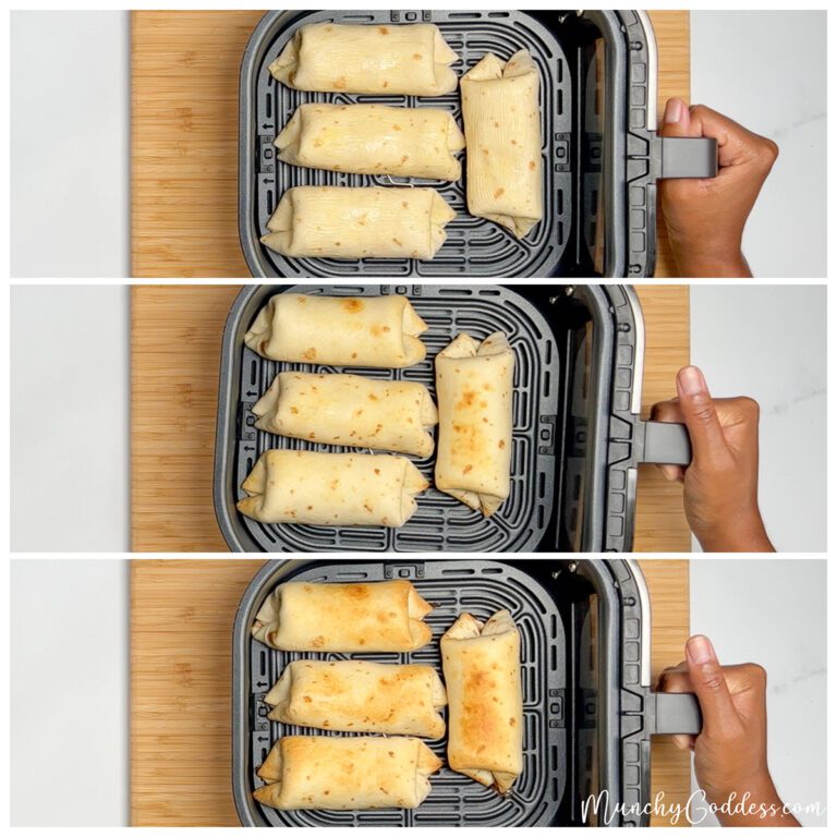 Easy Air Fryer French Dip Wraps + Video | Munchy Goddess