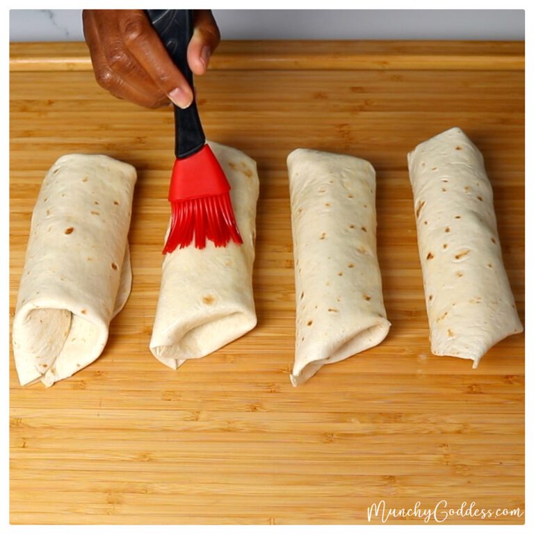 Easy Air Fryer Cheeseburger Wraps + Video | Munchy Goddess