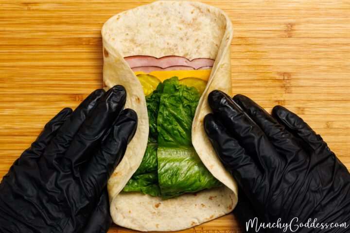 Ham and Cheese Wraps (quick and easy) | Munchy Goddess